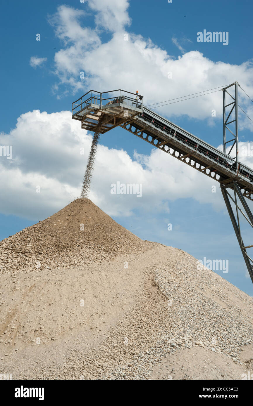 Gravel loading conveyor hi-res stock photography and images - Alamy