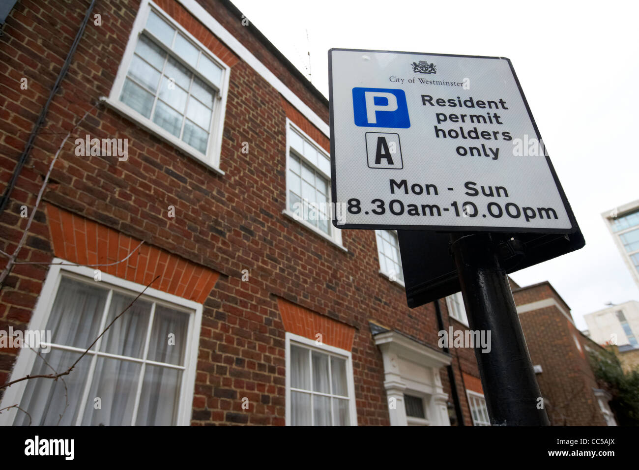 Resident parking space london hi-res stock photography and images - Alamy