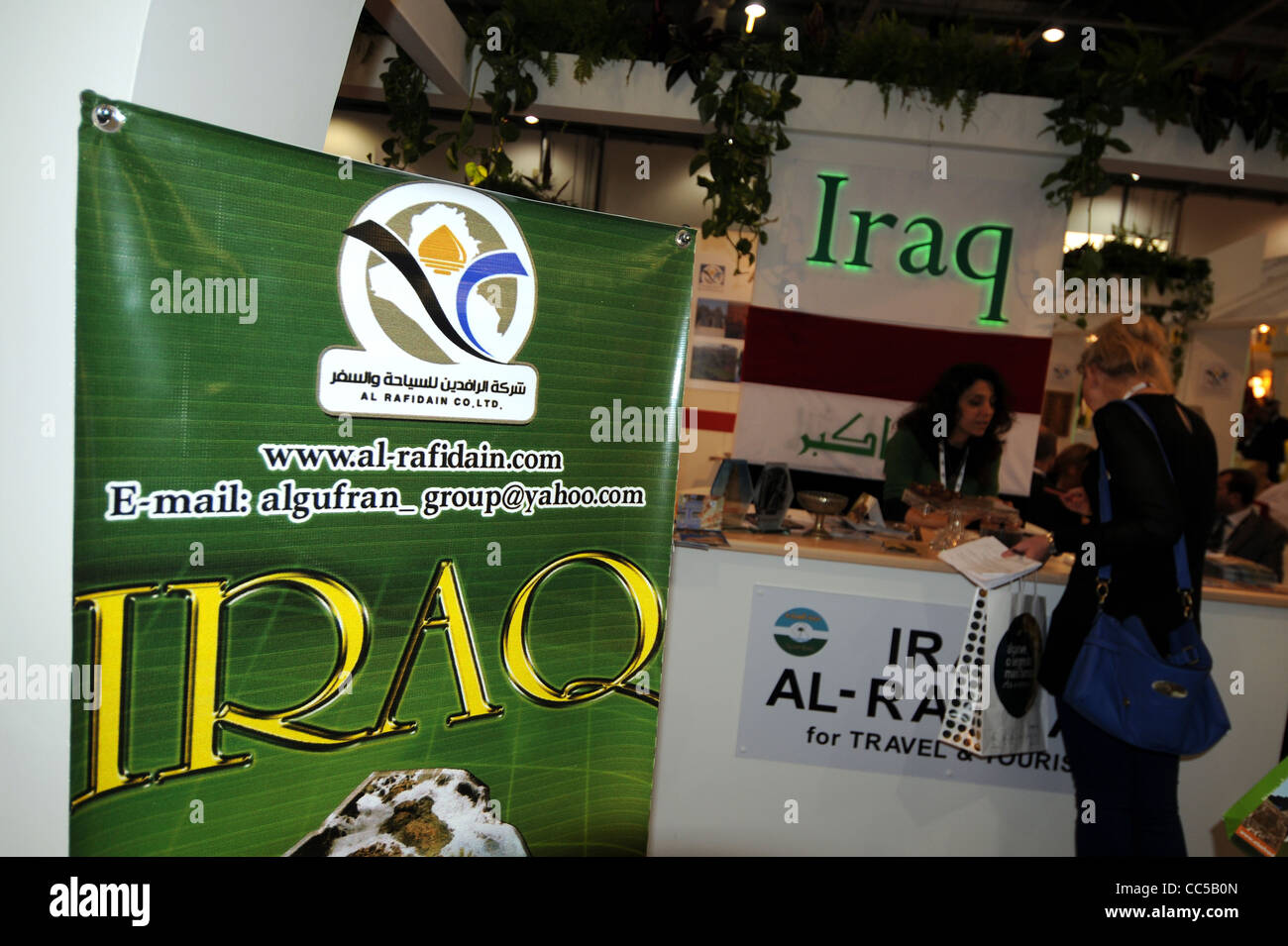 Iraq stand at the World Travel Market, UK Stock Photo - Alamy