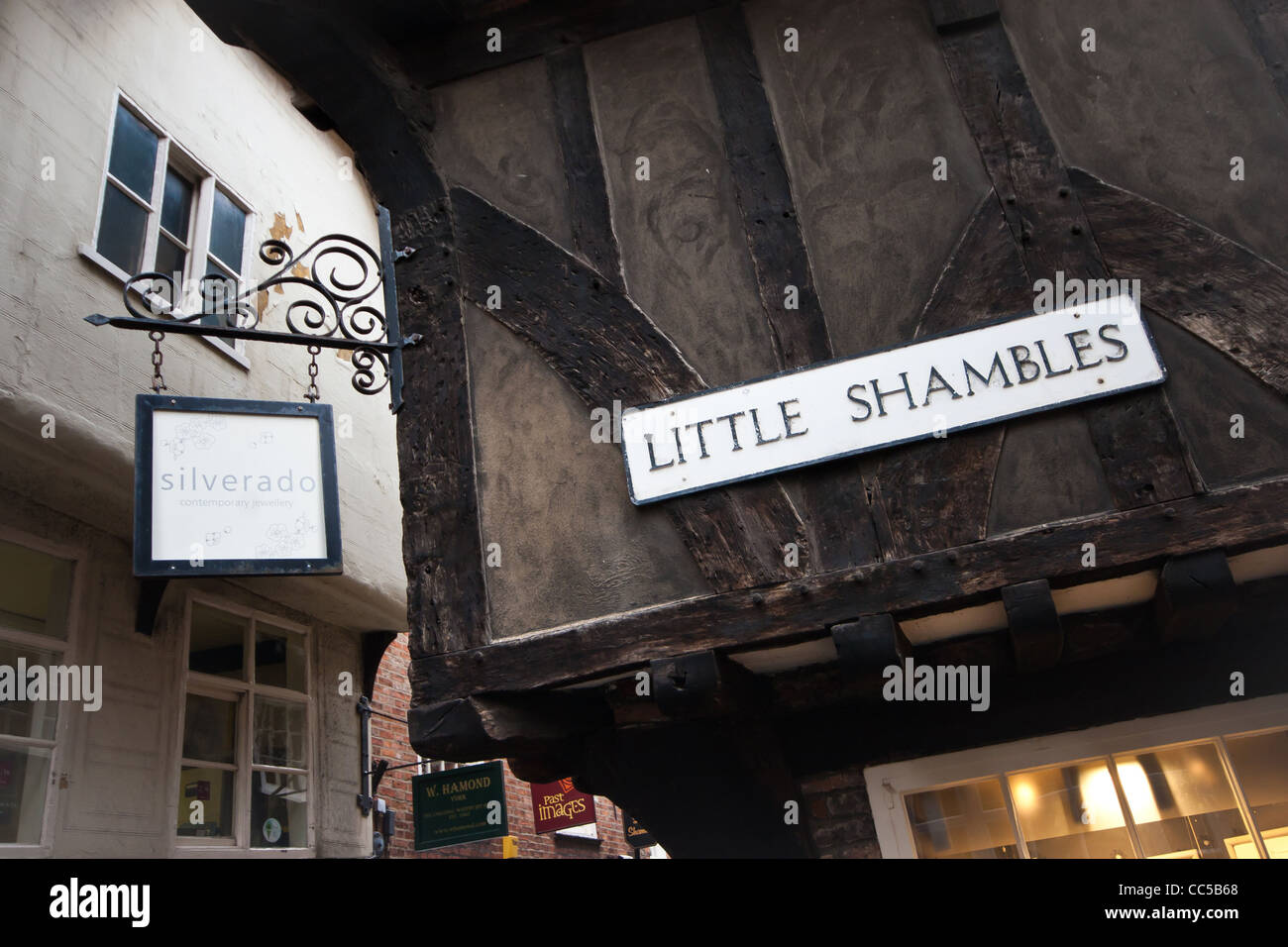 The Shambles medieval street in York, England Stock Photo - Alamy