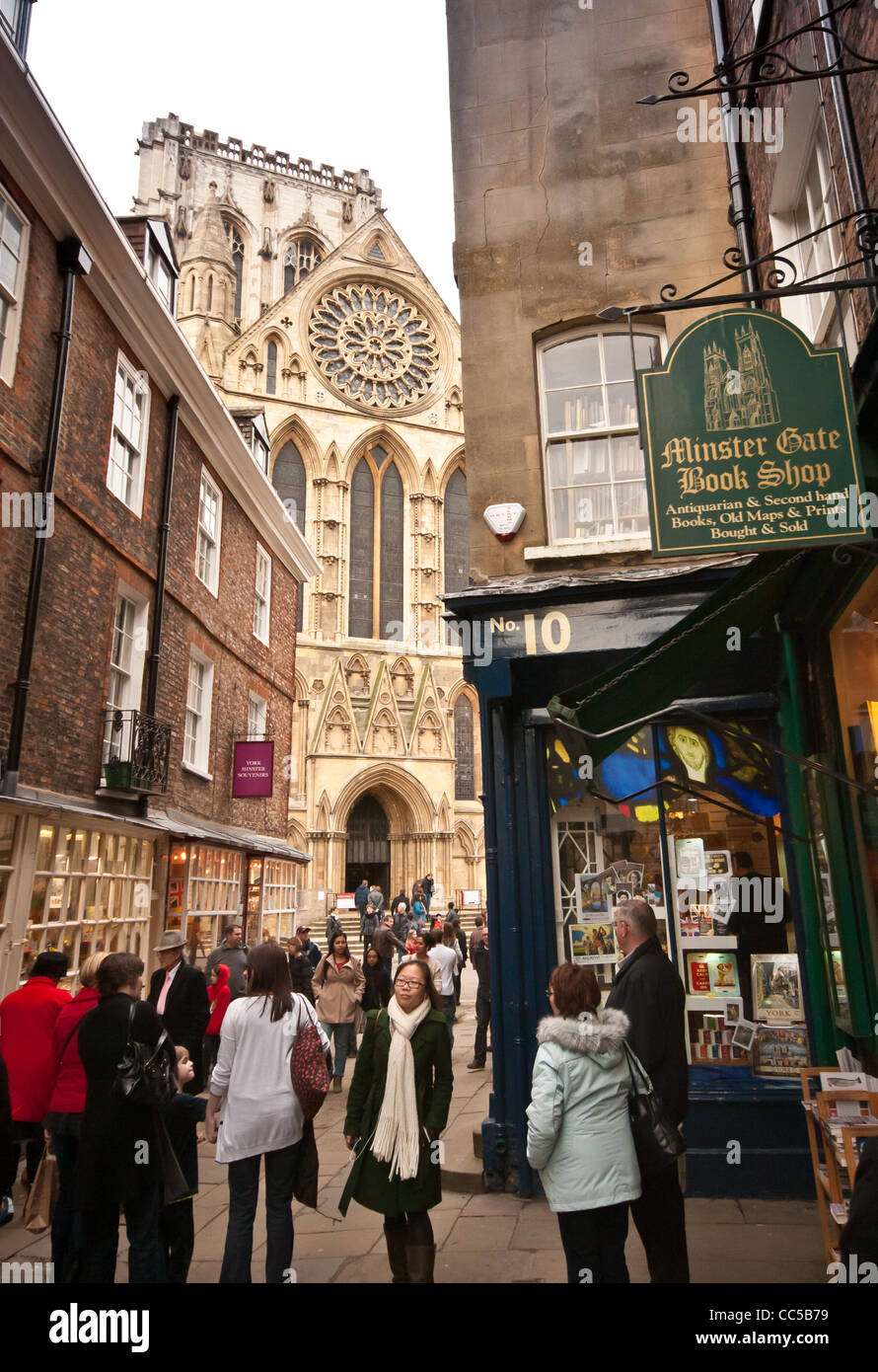 The Shambles medieval street in York, England Stock Photo - Alamy