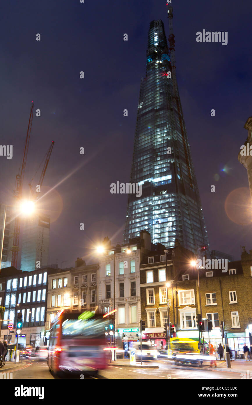 Borough High Street & The Shard Skyscraper Construction - London Bridge ...