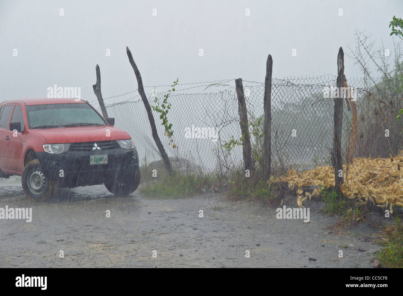 tropical thunderstorm in Honduras Stock Photo - Alamy