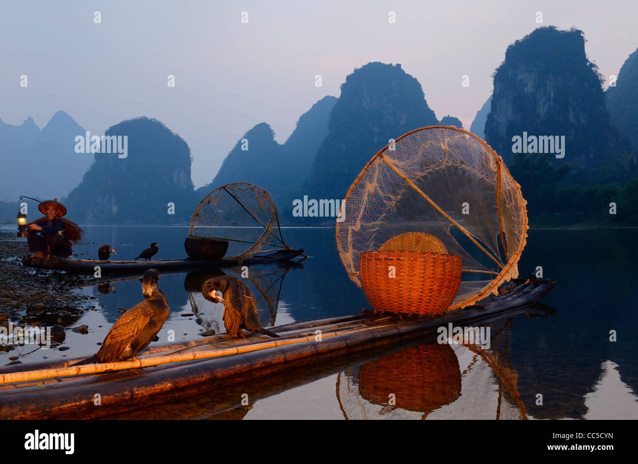 Fishing wicker basket fish hi-res stock photography and images - Alamy