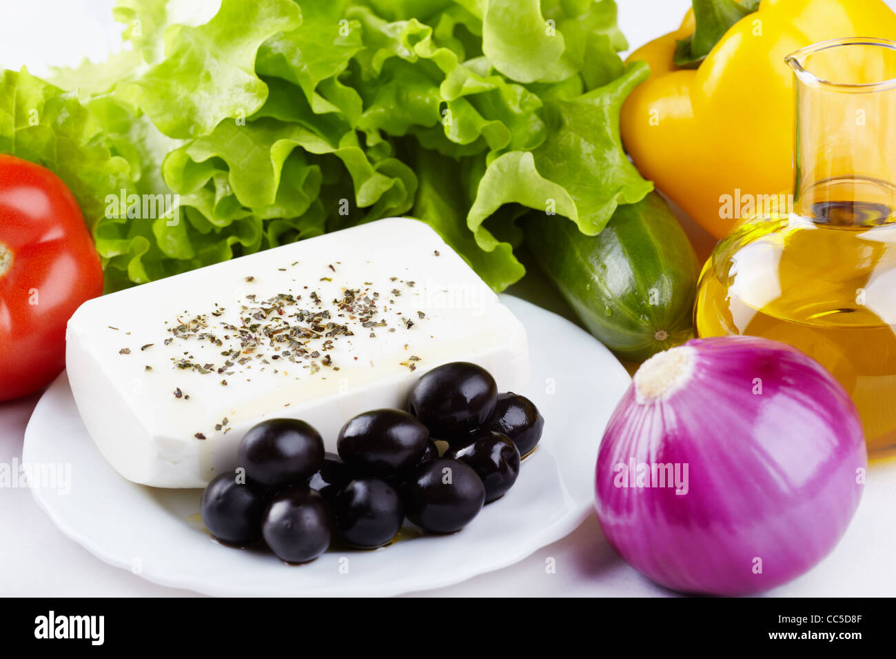 Vegetables and cheese Stock Photo - Alamy