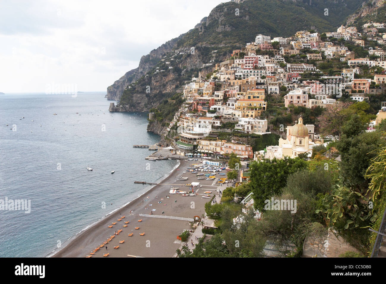 Positano coast house cliff hi-res stock photography and images - Alamy
