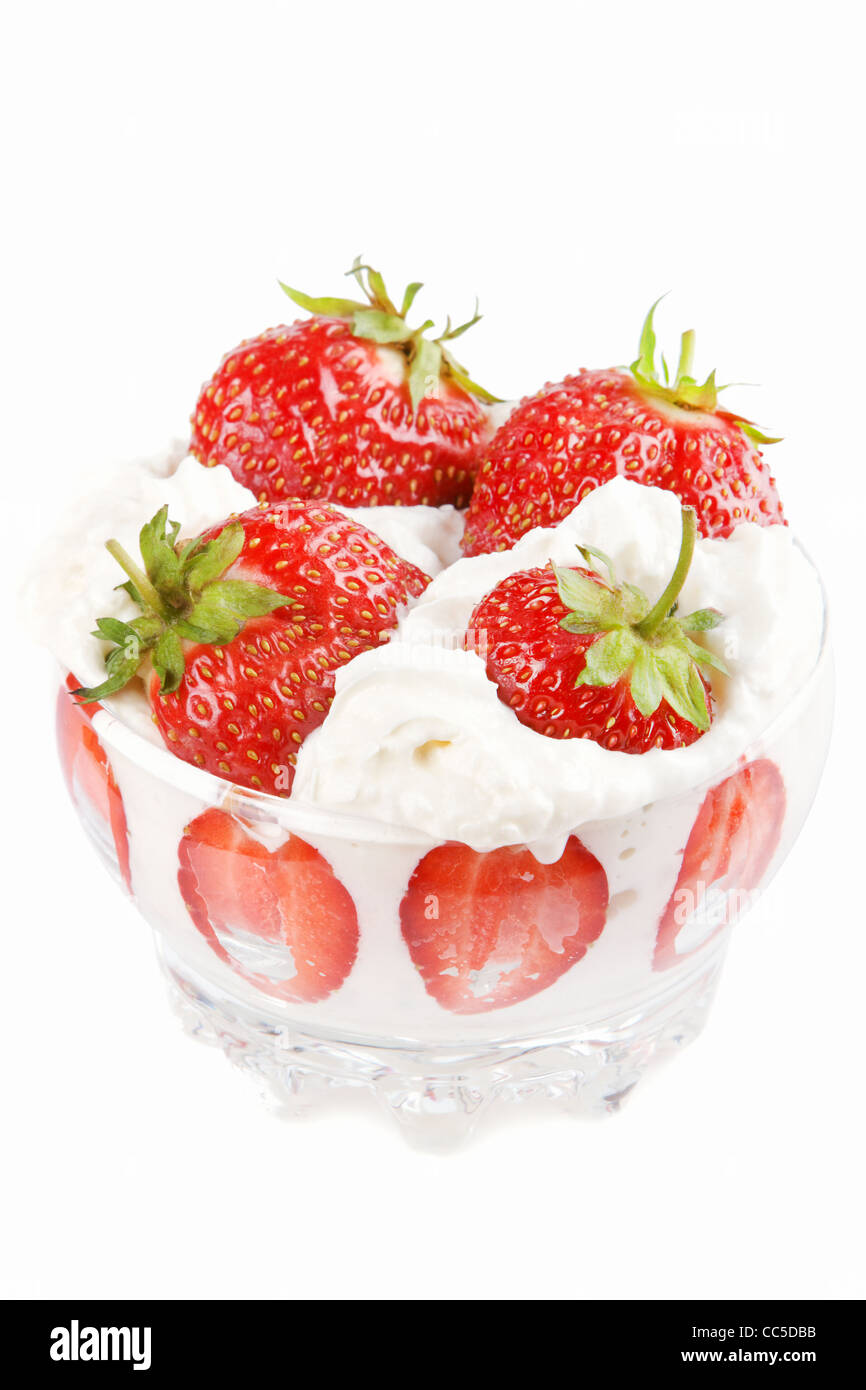 Strawberries and cream hi-res stock photography and images - Alamy