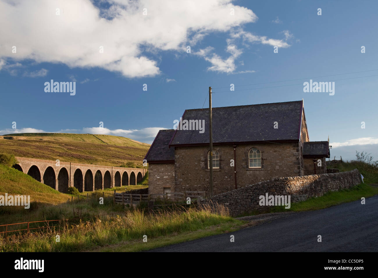 Hawes Junction Chapel, Garsdale, The Yorkshire Dales Stock Photo - Alamy