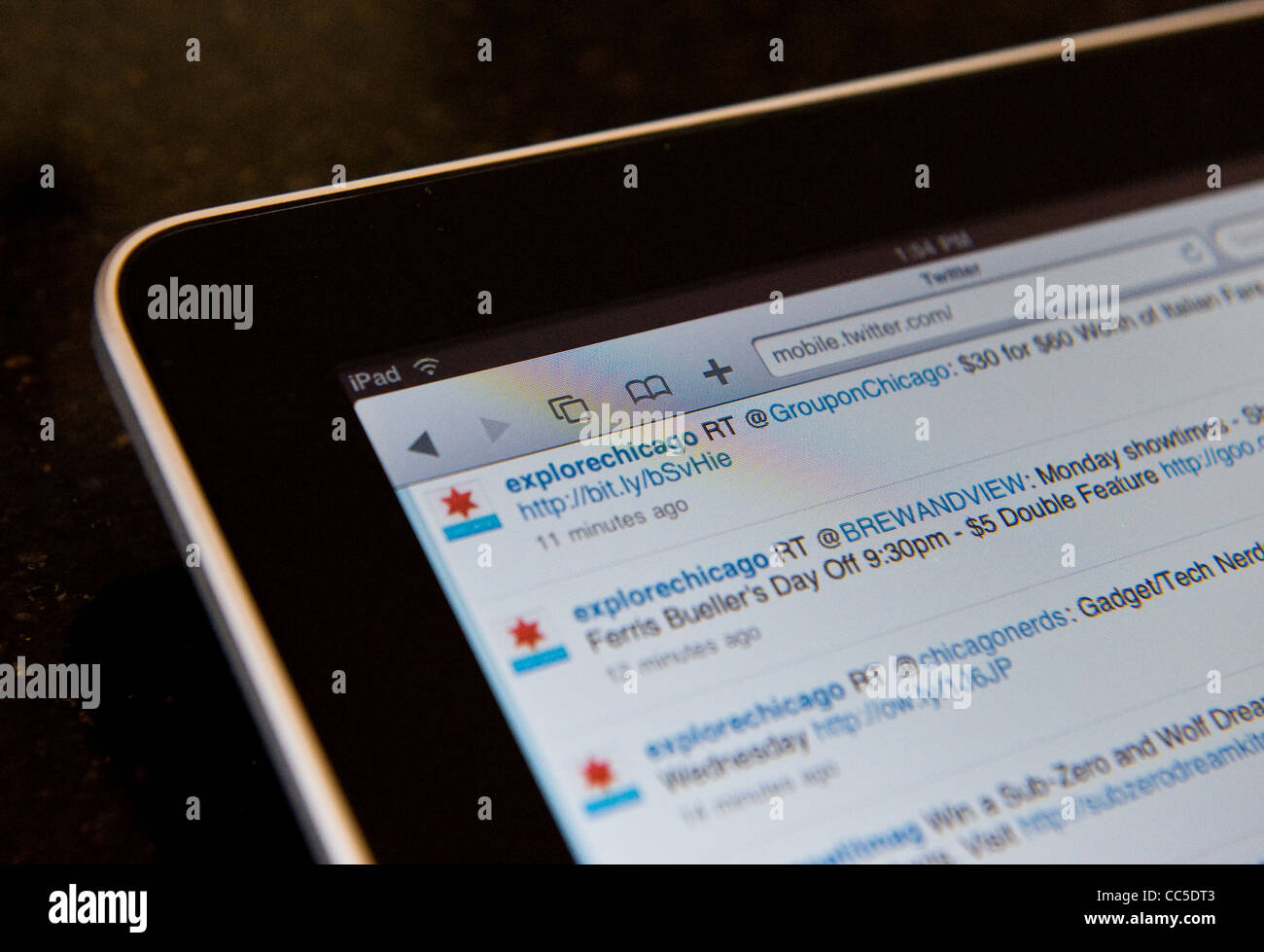 Twitter login screen hi-res stock photography and images - Alamy