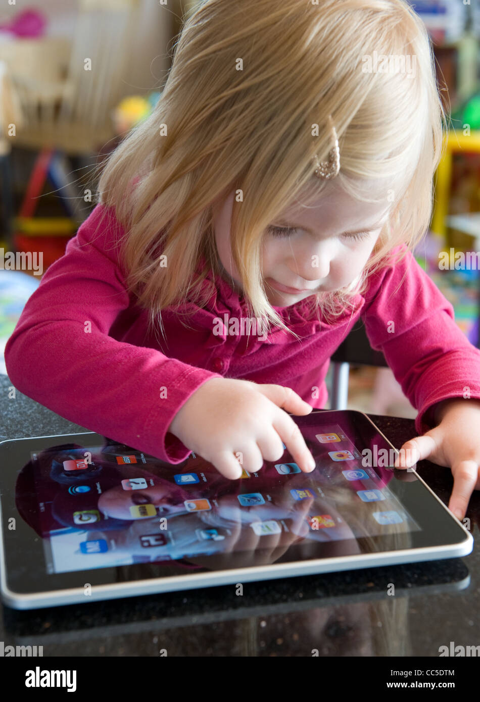 Disability child ipad hi-res stock photography and images - Alamy