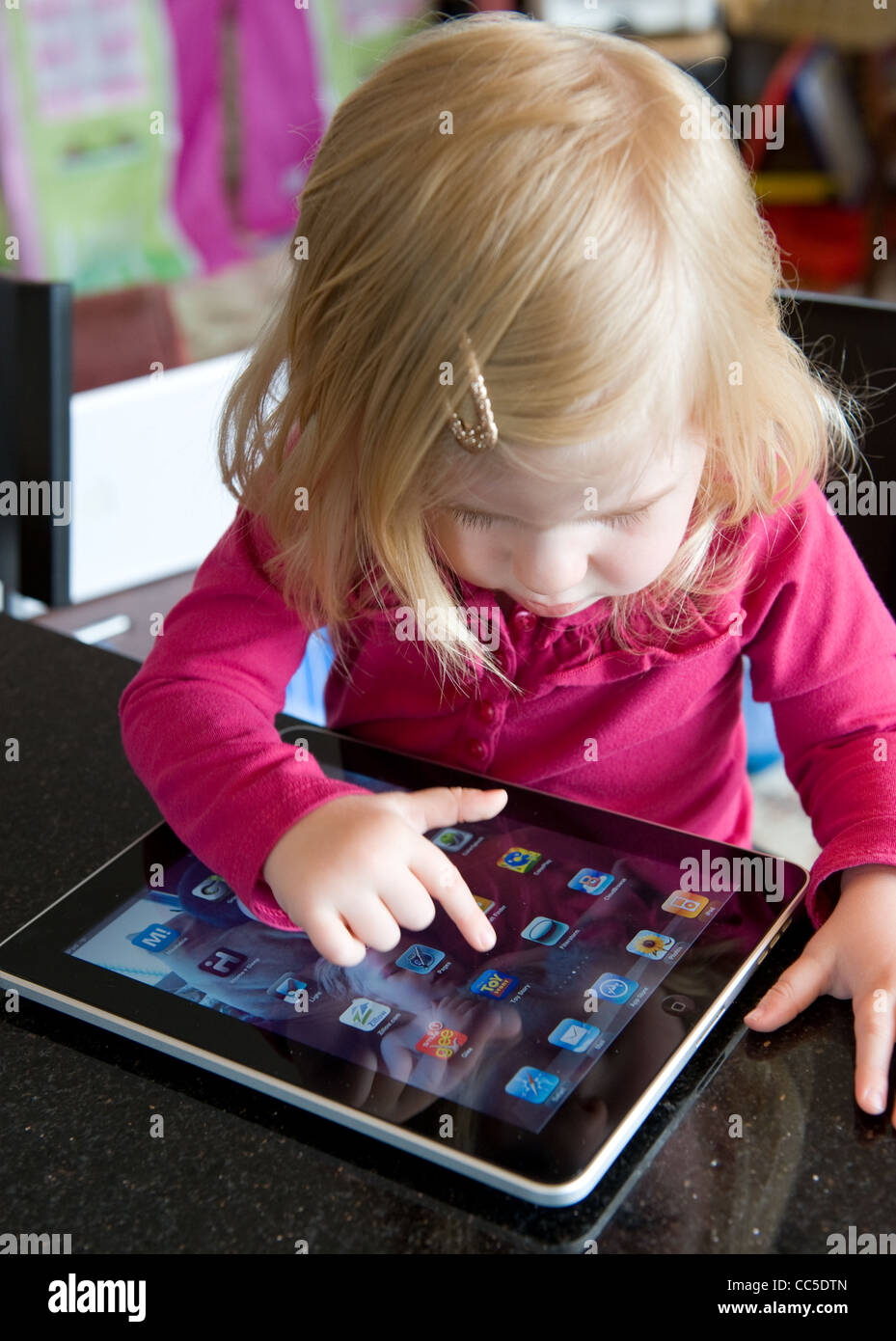 Ipad child electronics communication hi-res stock photography and ...