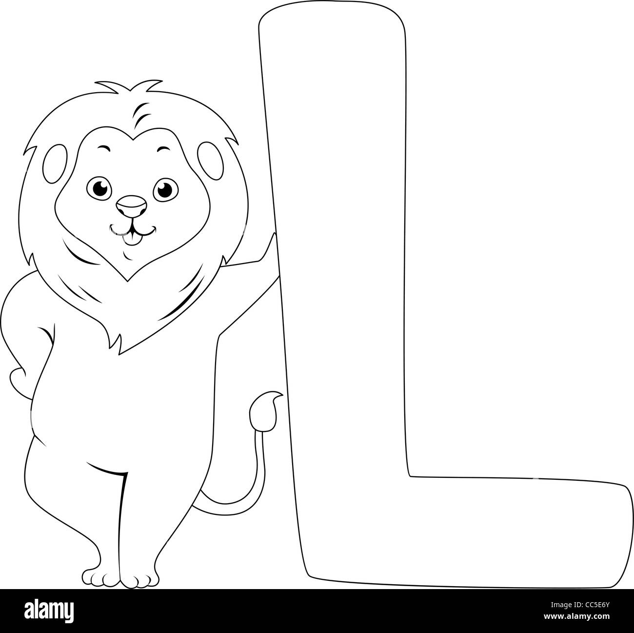 Letter L Clip Art Black And White