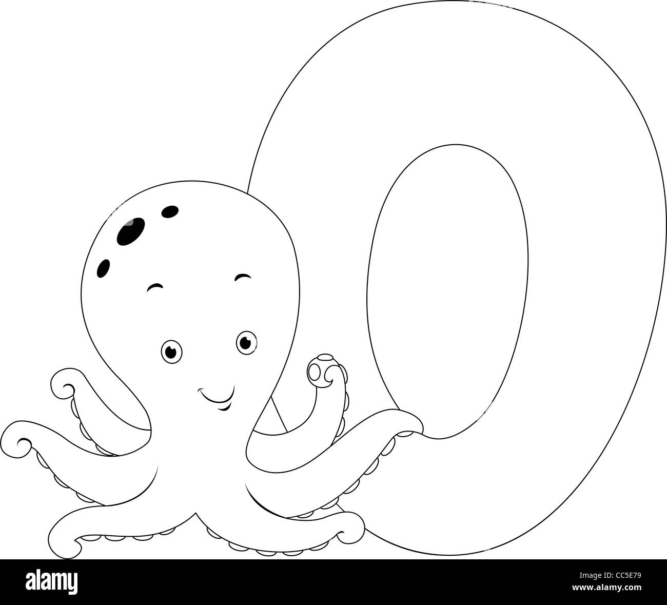 Get This Letter O Coloring Pages Octopus Y4m11 S Dr. Odd