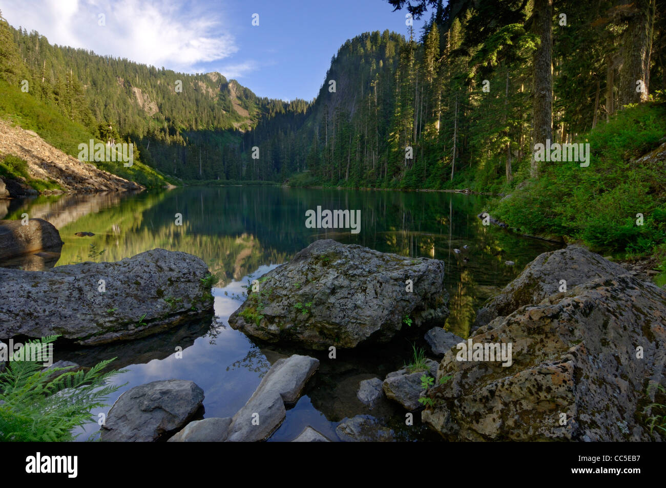 Coal Lake in the Mount Baker-Snoqualmie National Forest, Cascade ...