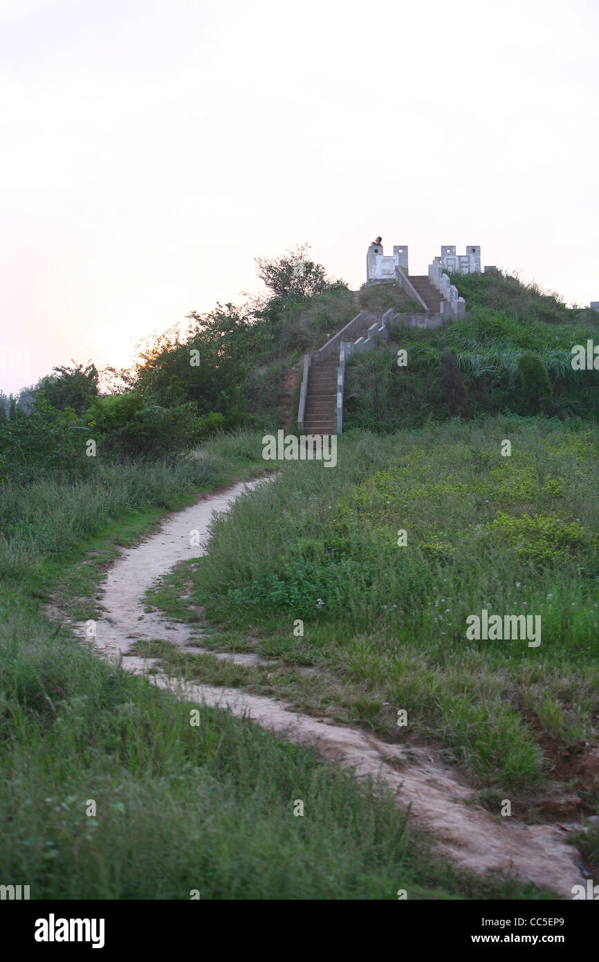 Ancient City Wall, Caiguo Ancient City, Shangcai, Henan , China Stock ...
