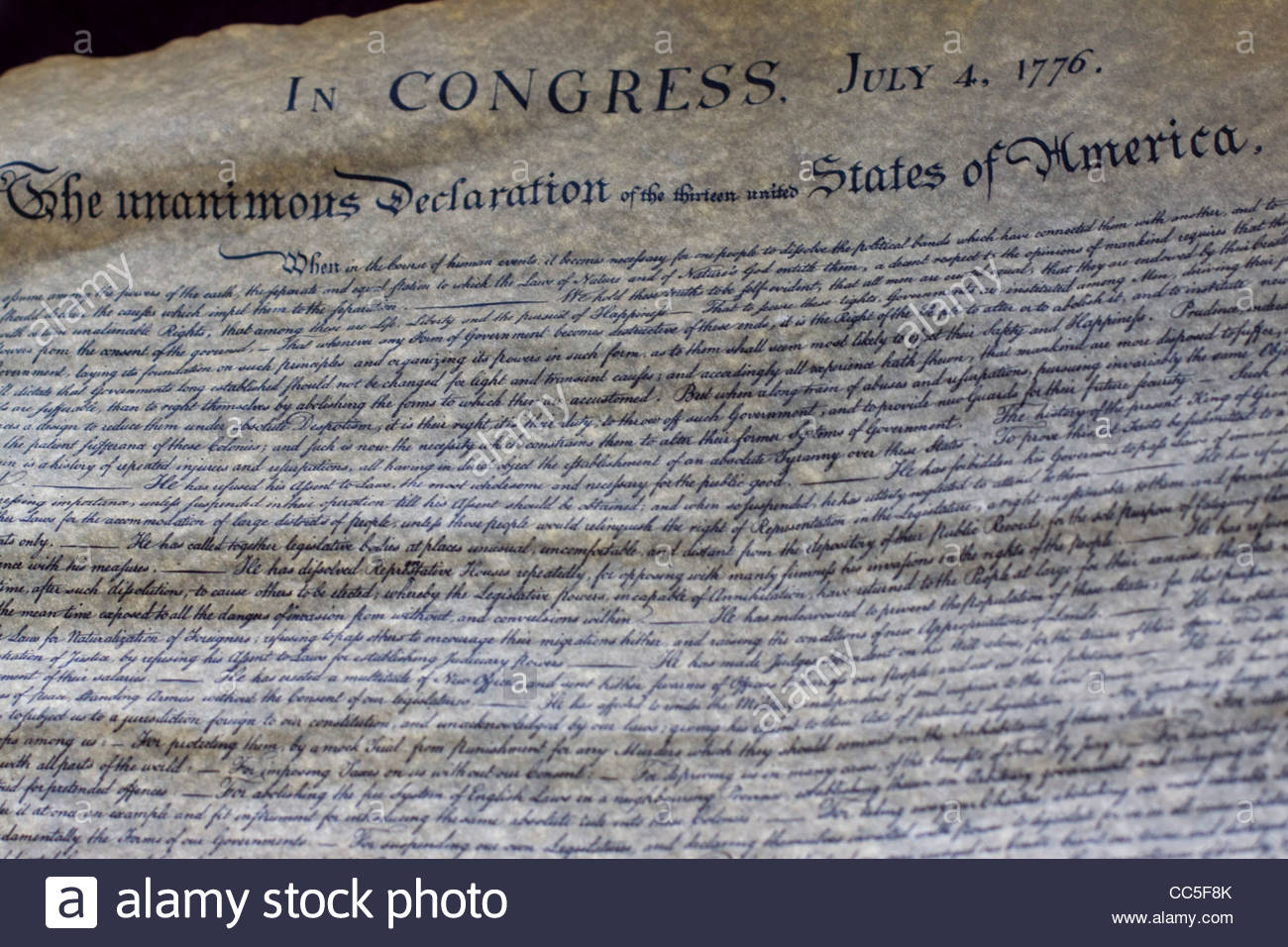 Copy Declaration Independence High Resolution Stock Photography and ...