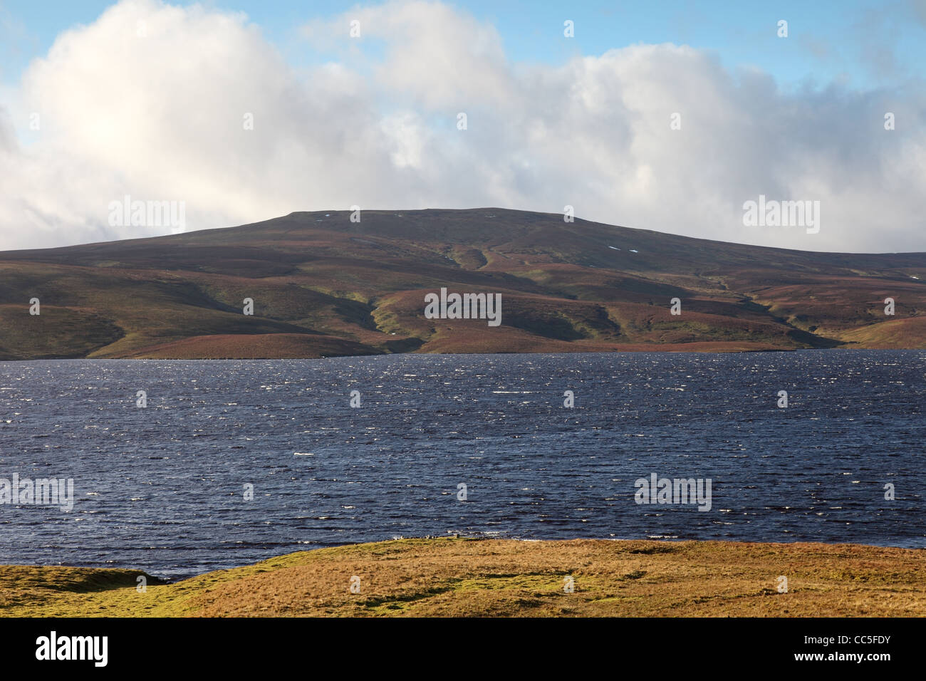 Meldon Hill Viewed Across Cow Green Reservoir Moor House National ...