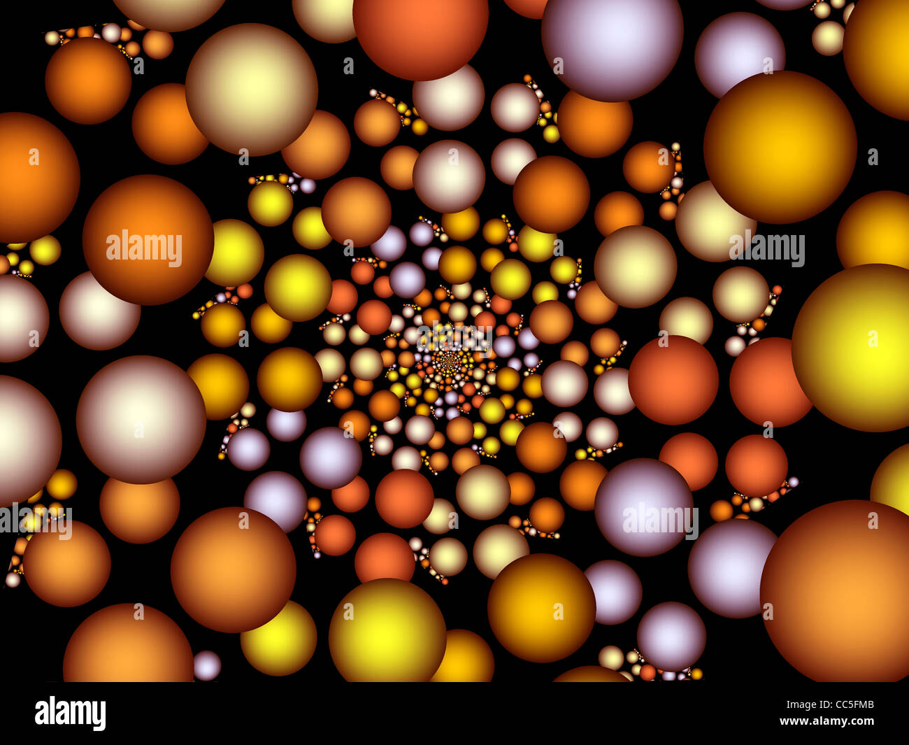 Sphere Spiral Pattern Stock Photo - Alamy