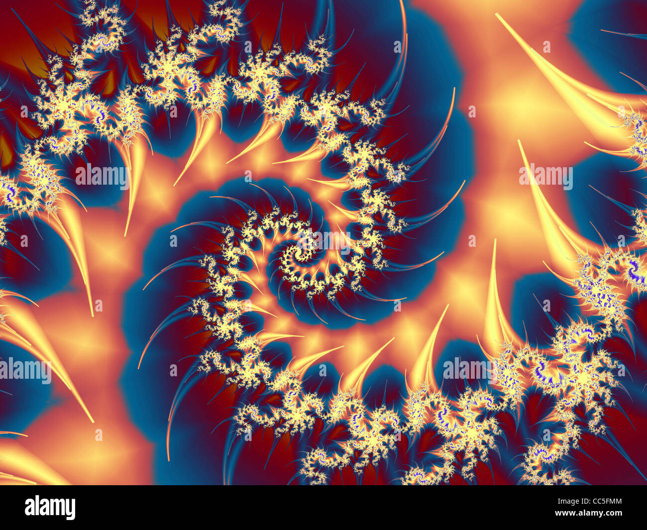 An Abstract Spiral Design Stock Photo - Alamy