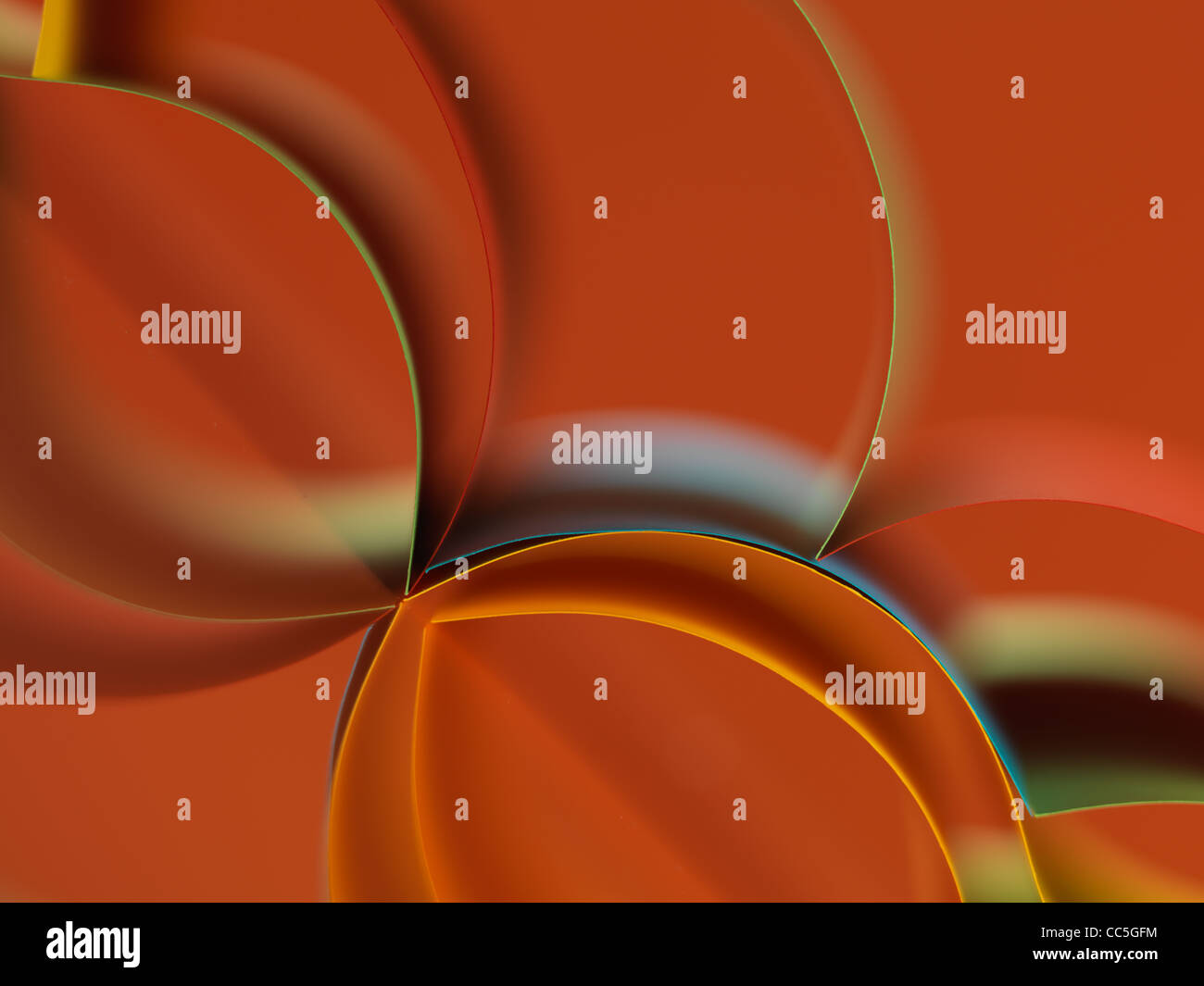 background macro image of colored origami pattern made of curved sheets ...