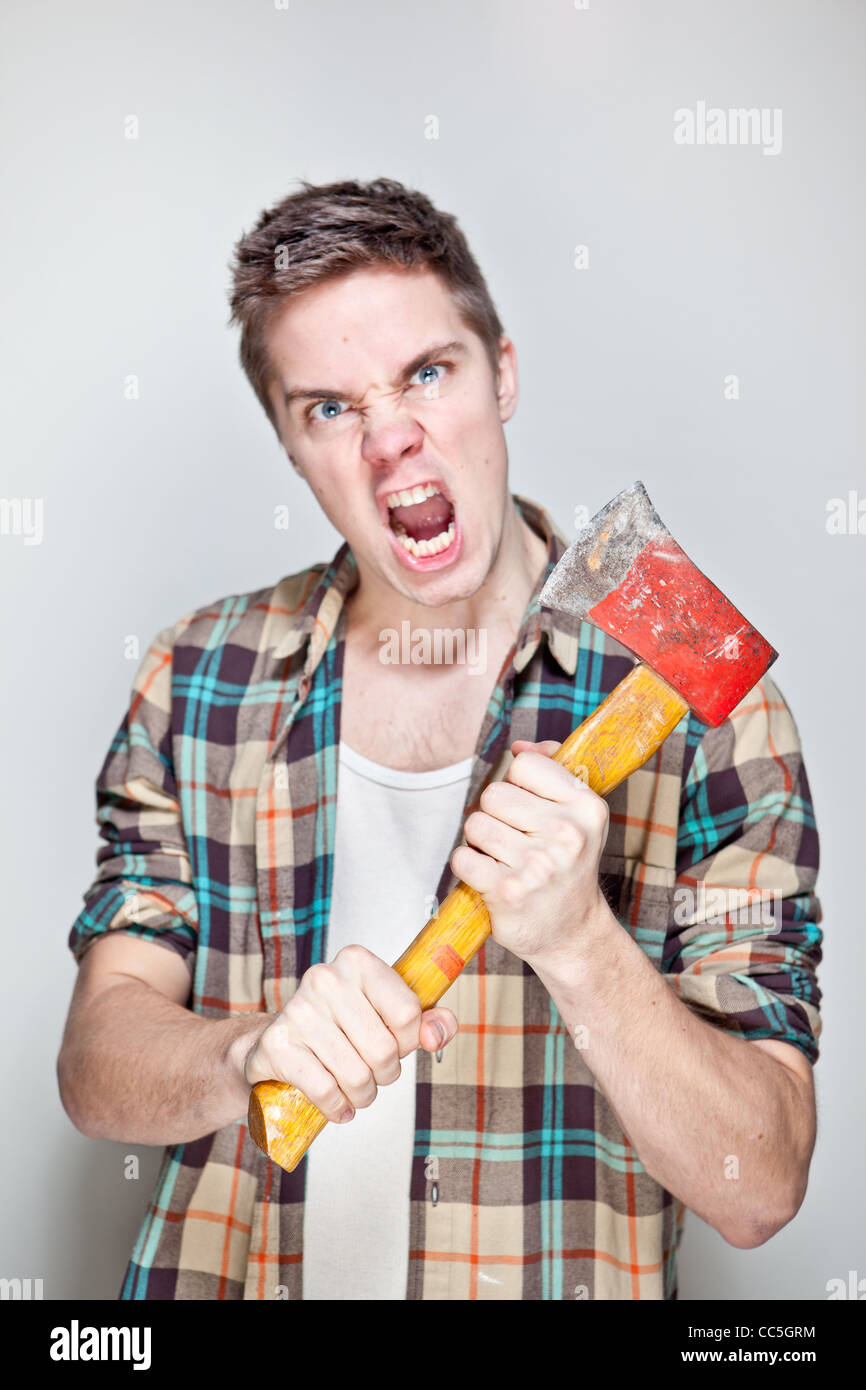 Canadian man lumberjack hi-res stock photography and images - Alamy