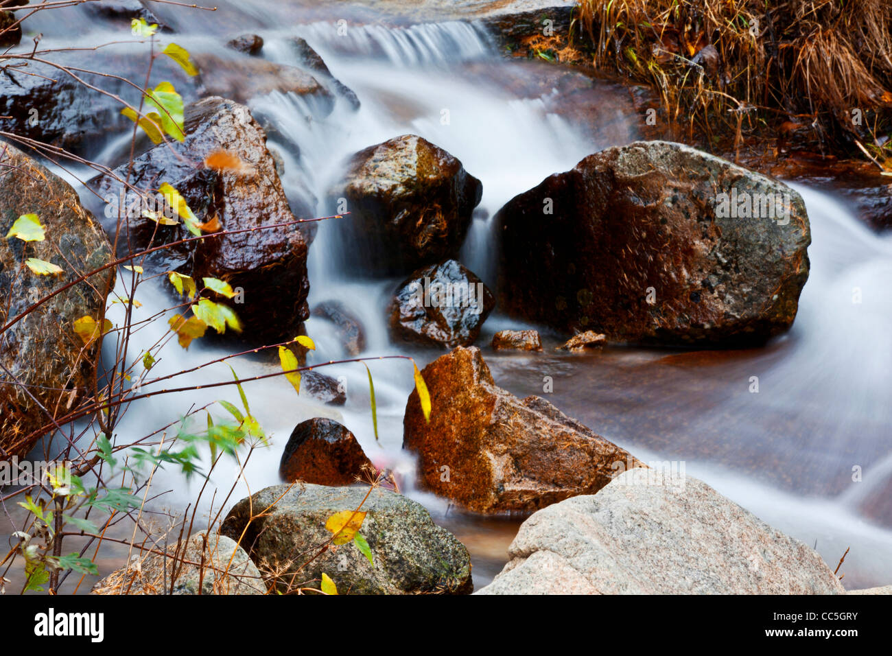 Flowing spring, Wuling Mountain, Beijing, China Stock Photo - Alamy