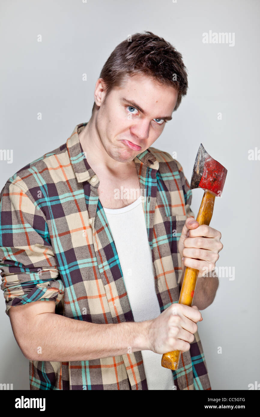 Canadian man lumberjack hi-res stock photography and images - Alamy