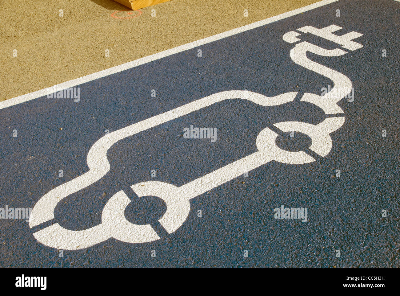 electric car sign Stock Photo - Alamy