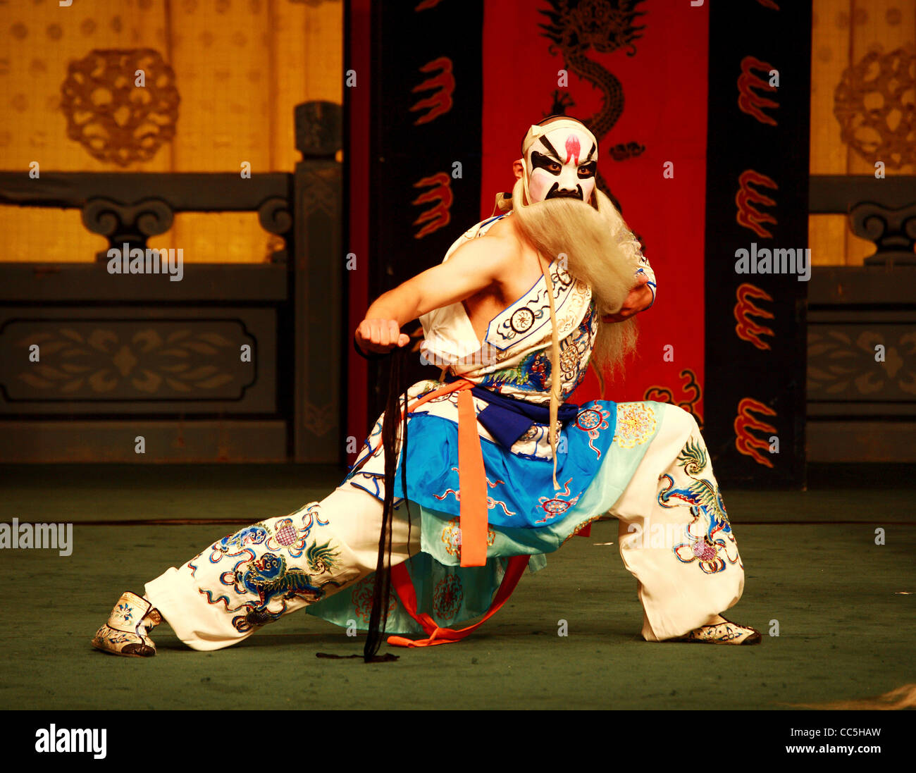 Male Peking opera performer, Beijing, China Stock Photo - Alamy