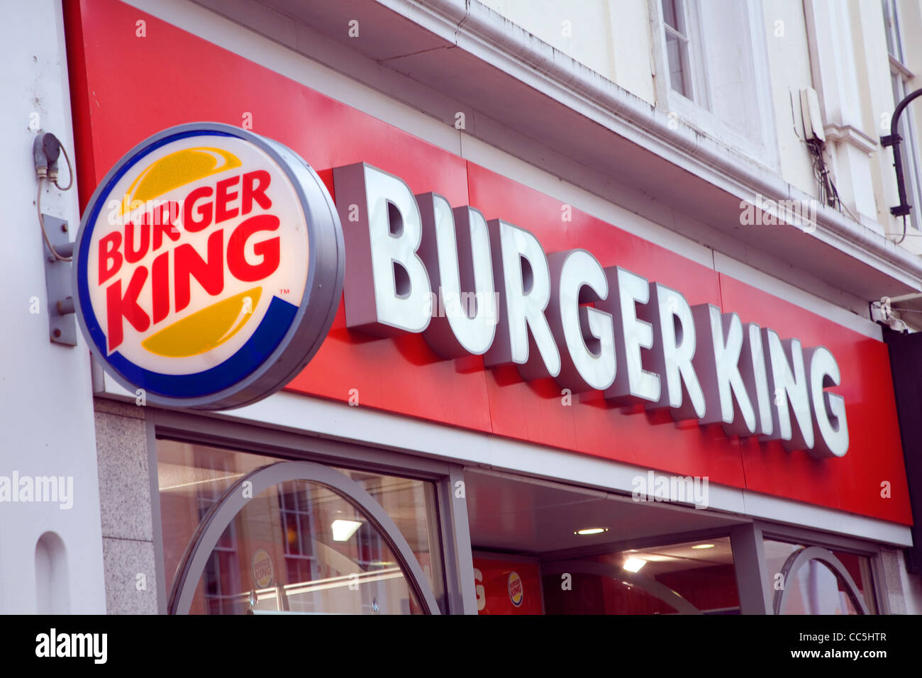Burger king sign england britain hi-res stock photography and images ...