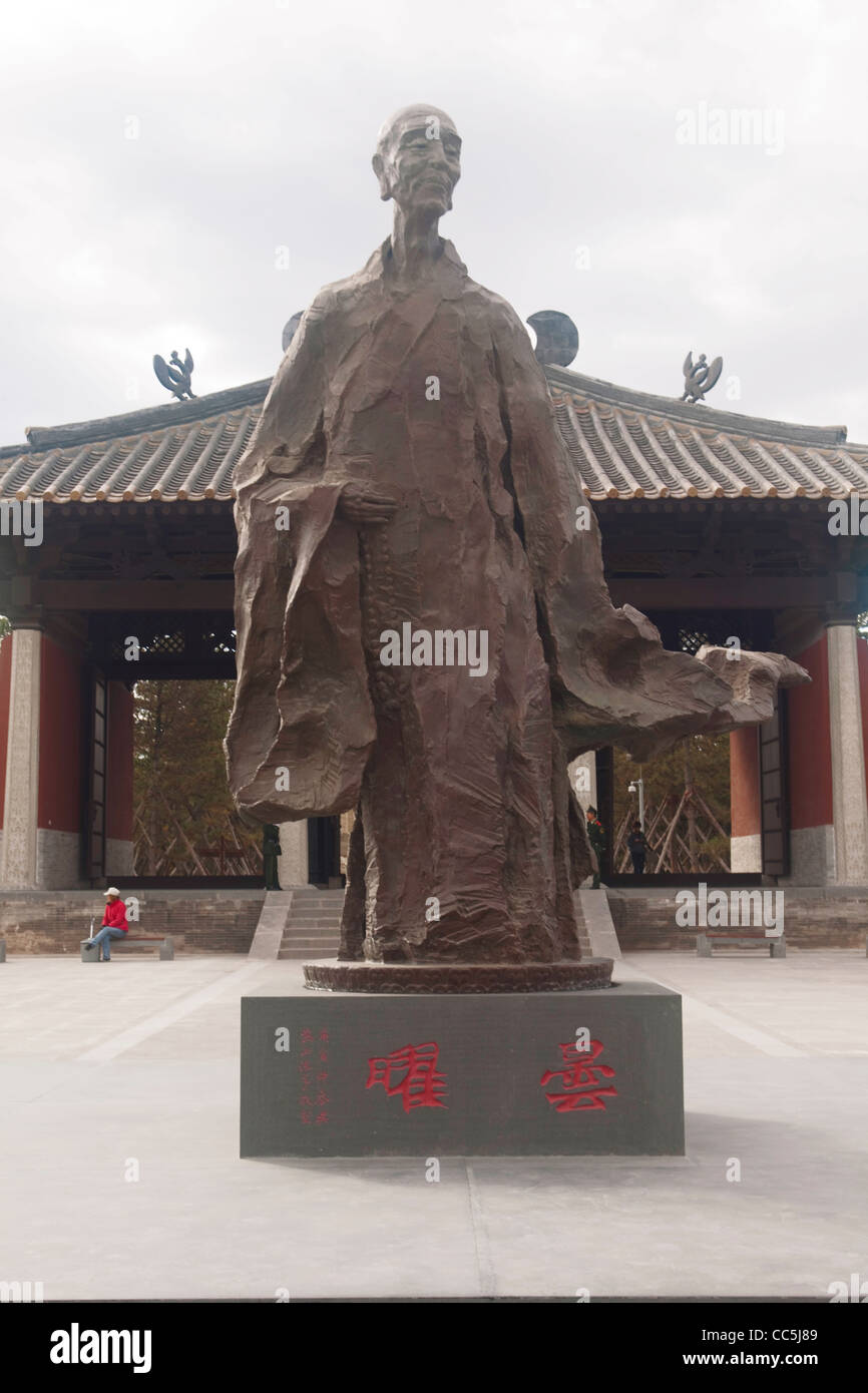 Tan Yao statue, Yungang Grottoes, Datong, Shanxi , China Stock Photo ...