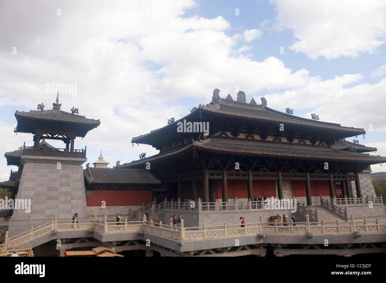 Lingyan temple chinese traditional architecture hi-res stock ...