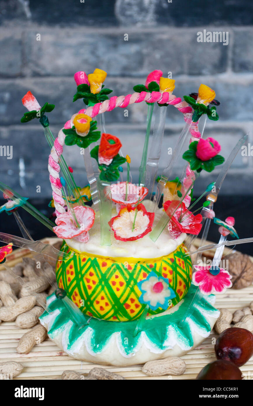 Dough models, Pingyao Ancient Town, Jinzhong, Shangxi , China Stock ...