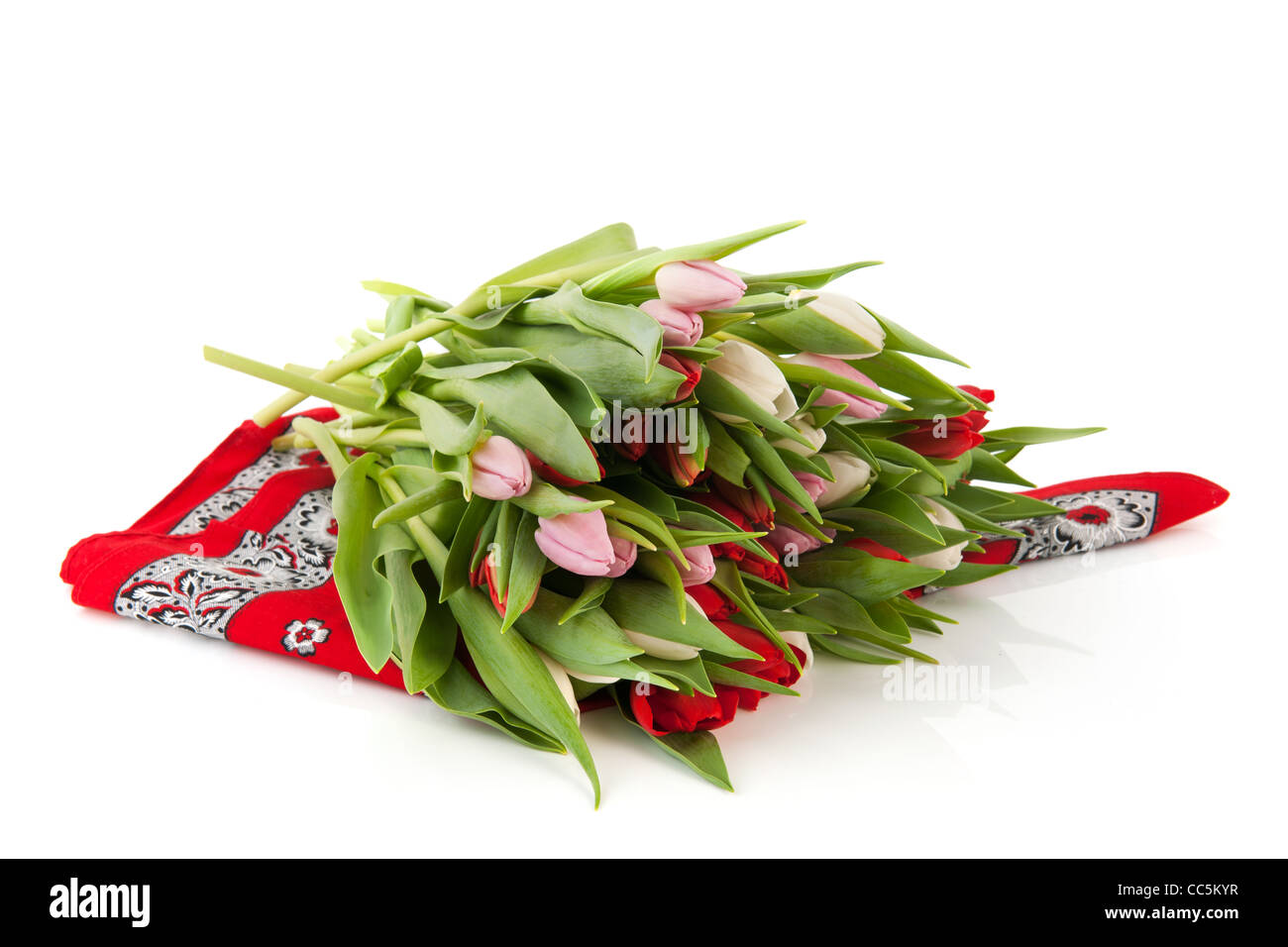 typical Dutch bouquet tulips Stock Photo - Alamy