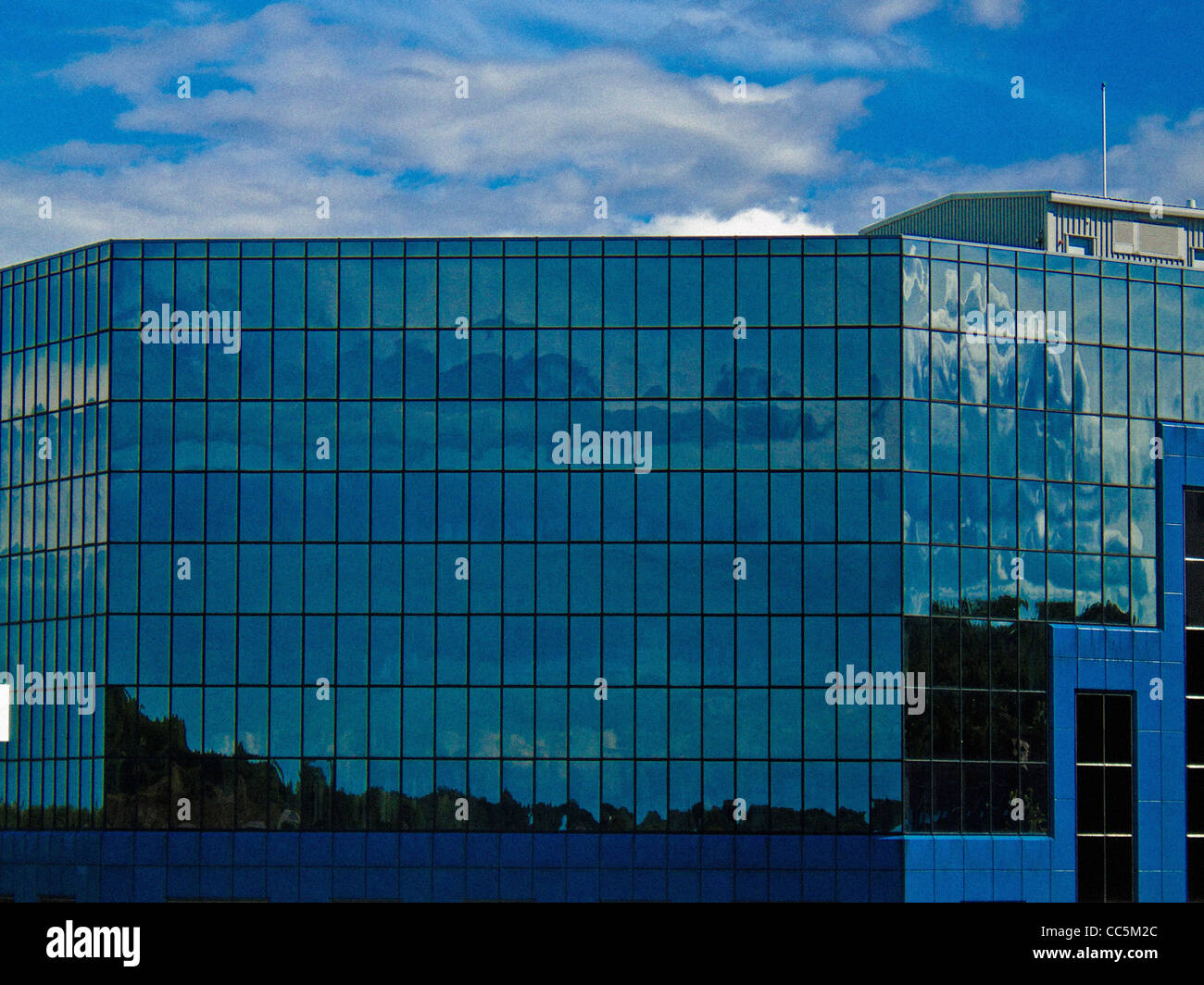 2 Telford Plaza. Modern glass office block on a Telford business park ...