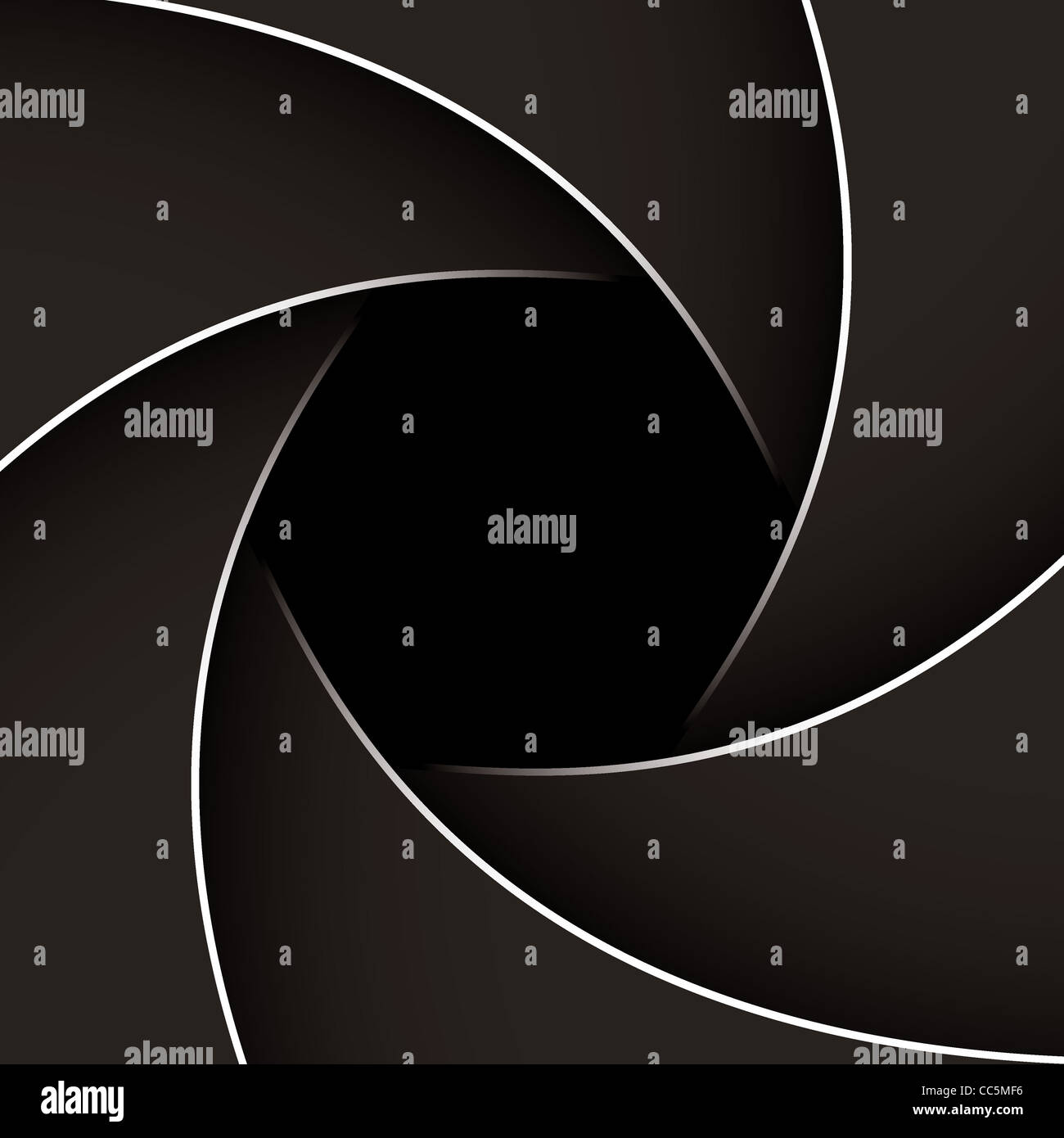 Camera lens shutter background with copy space Stock Photo - Alamy