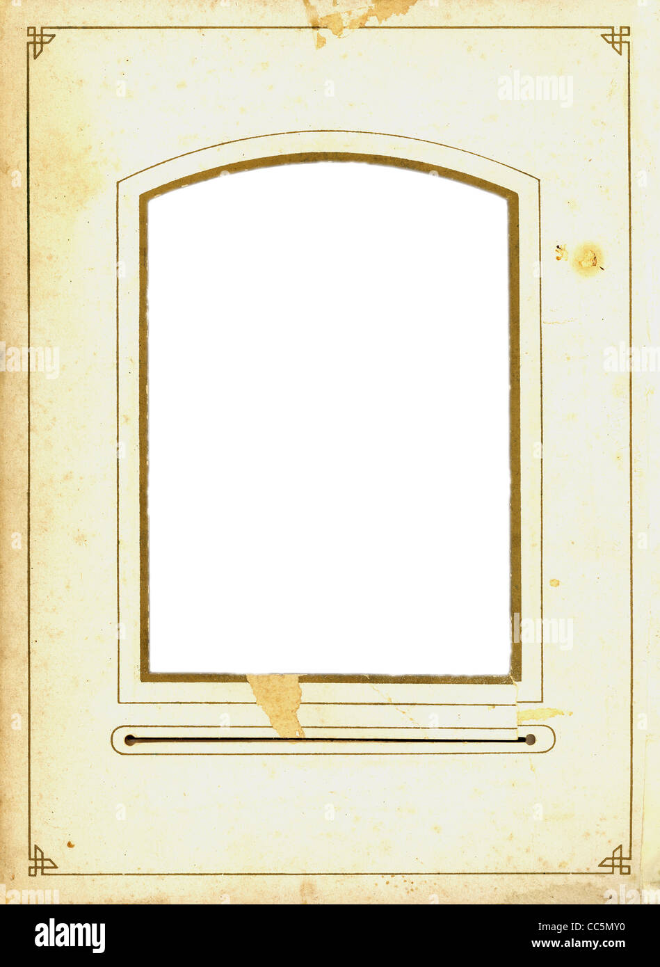 antique photo album page background and texture Stock Photo - Alamy