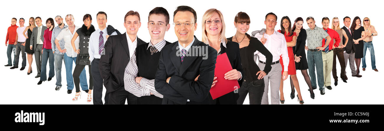 People stand a wall Stock Photo - Alamy