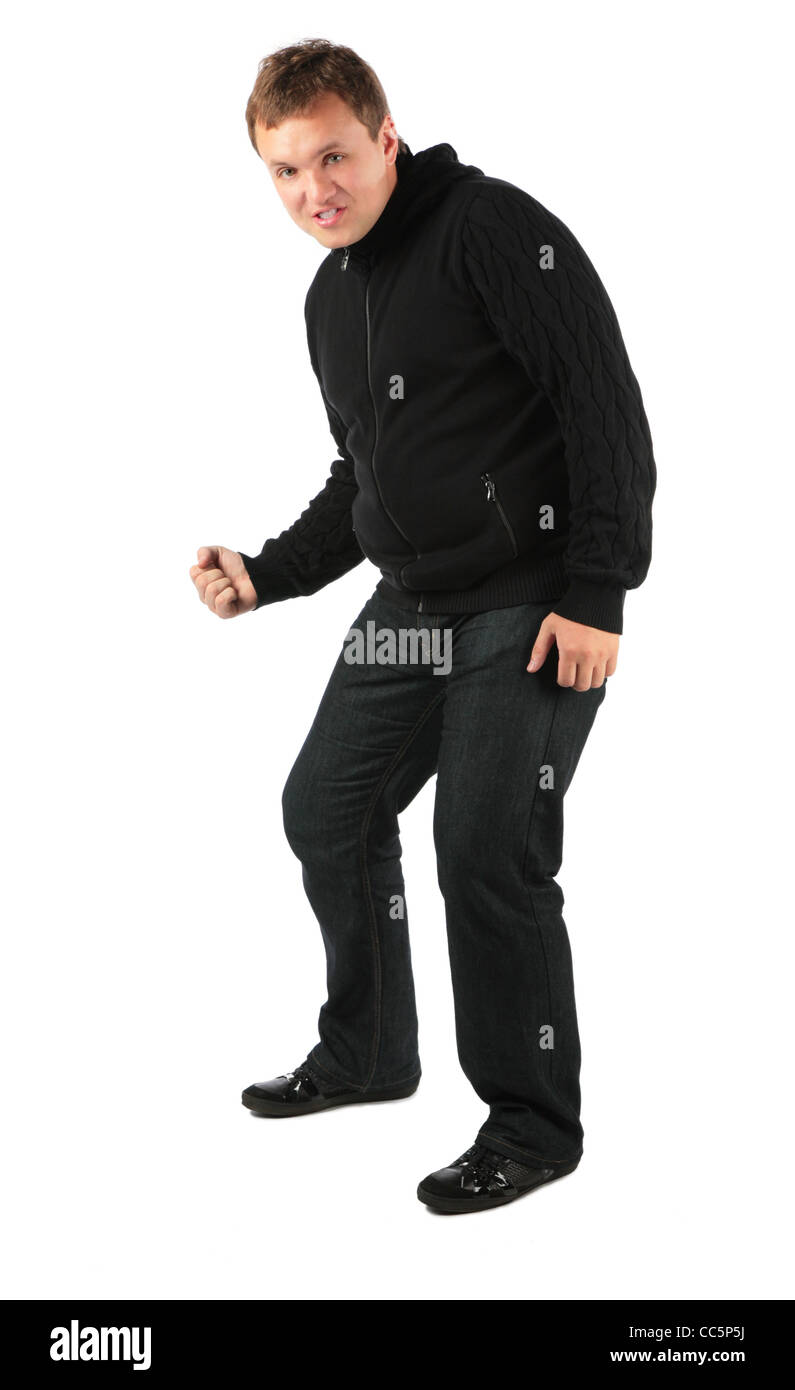 Man in tension Stock Photo - Alamy