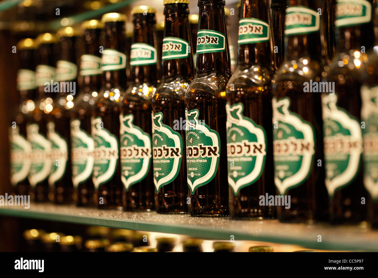 Bottles of Alexander microbrewery beer in Israel Stock Photo - Alamy