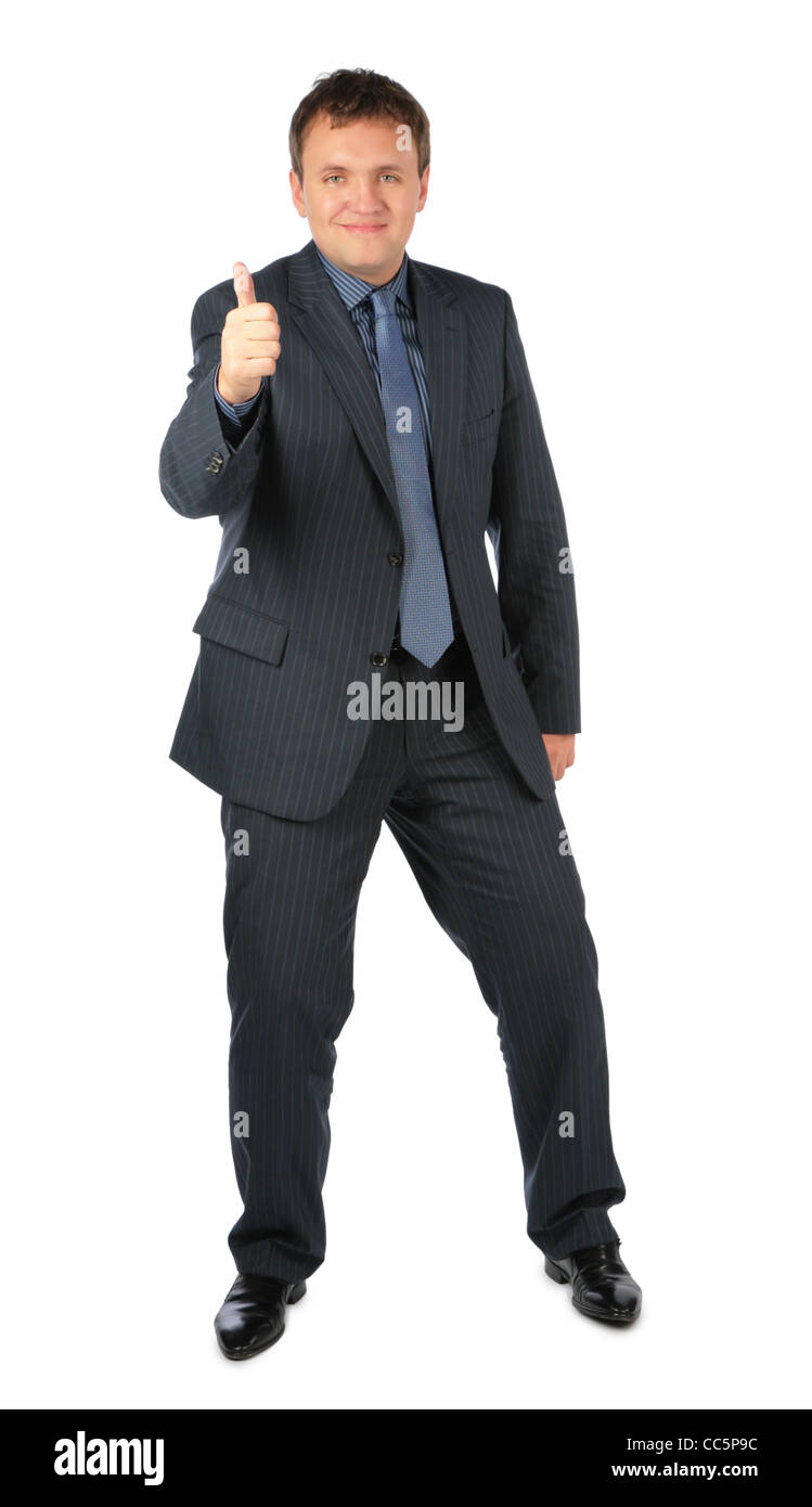 Man shows a sign well Stock Photo - Alamy