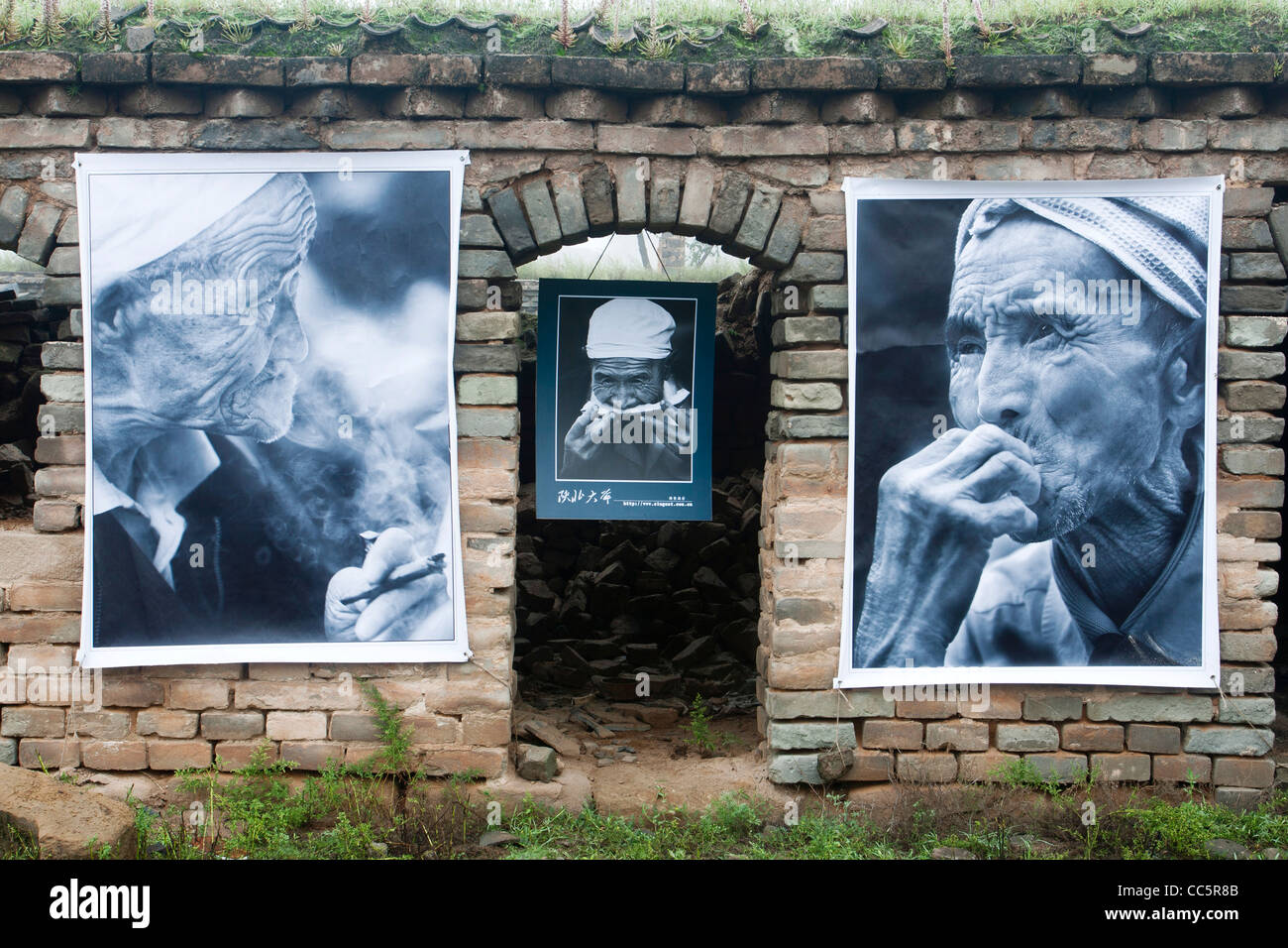 Black-and-white pictures displayed during Boluo Photography Festival ...
