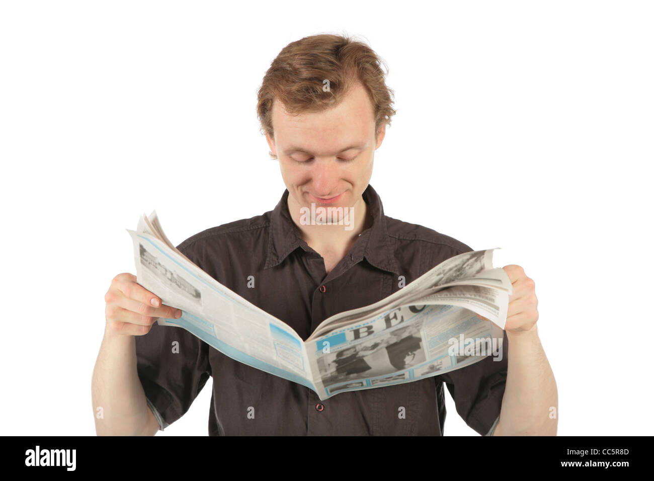 Newspaper print dress hi-res stock photography and images - Alamy