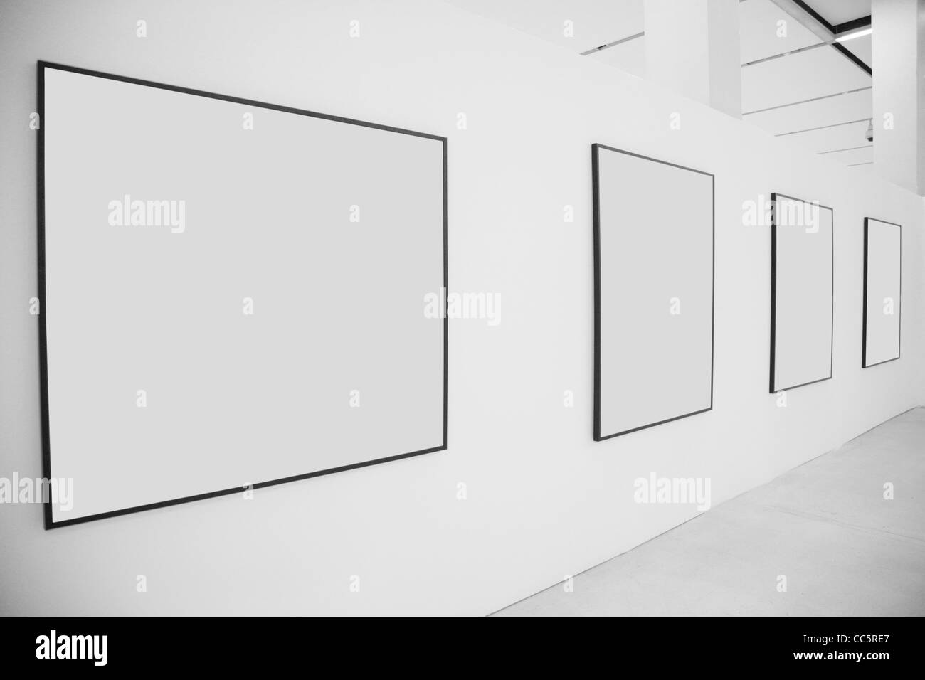 Frames exhibition hall Stock Photo - Alamy