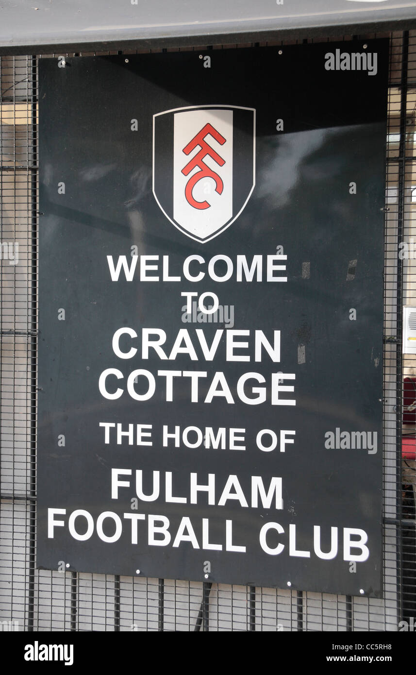 At Craven Cottage High Resolution Stock Photography and Images - Alamy