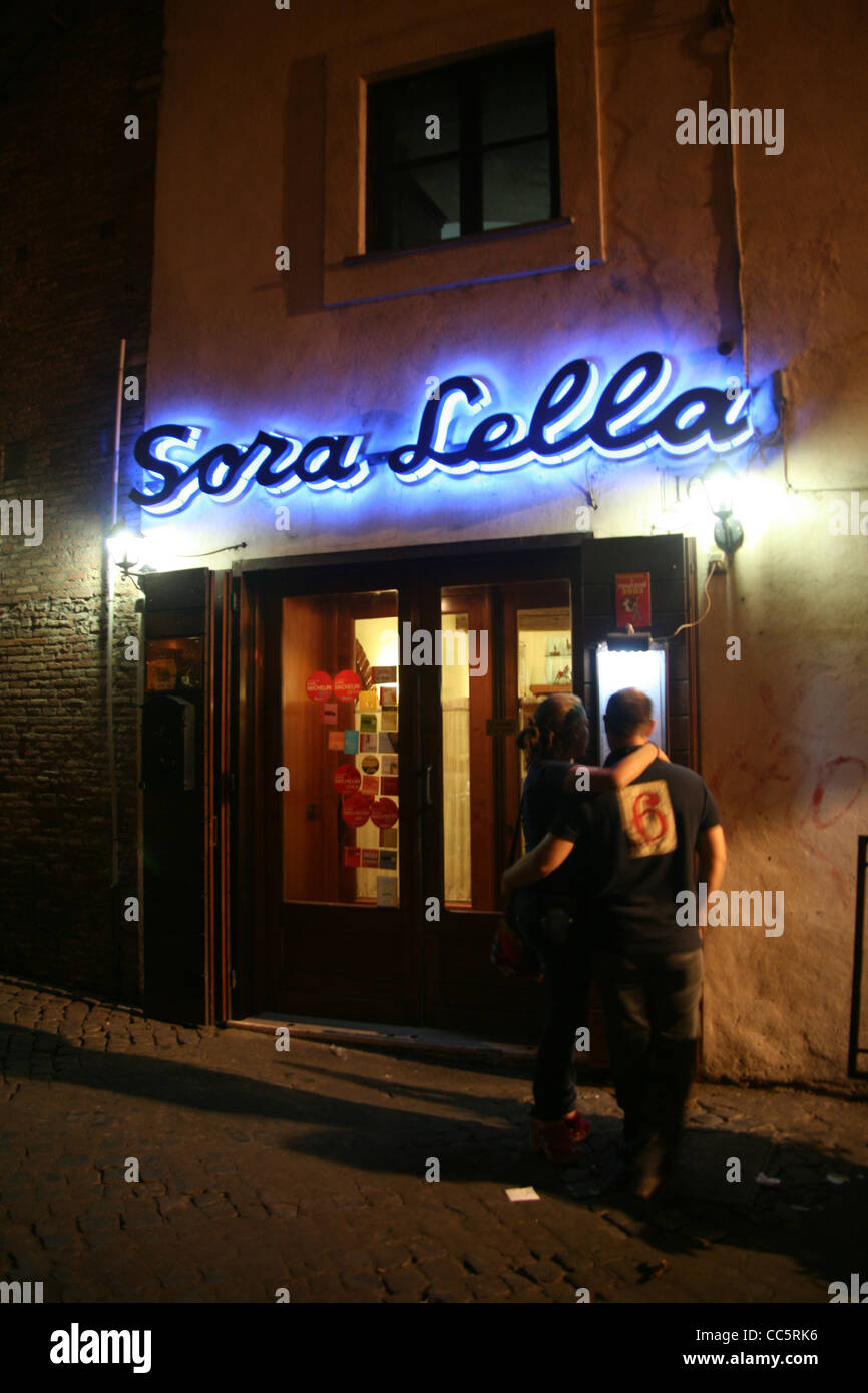 Trattoria sora lella hi-res stock photography and images - Alamy