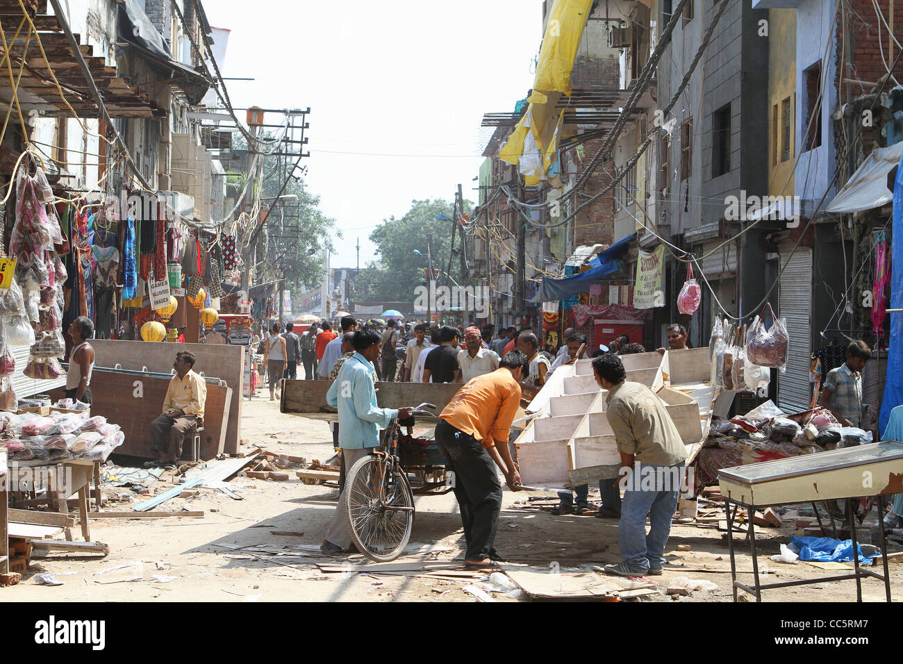 Street scene Paharganj. Delhi. India Stock Photo - Alamy