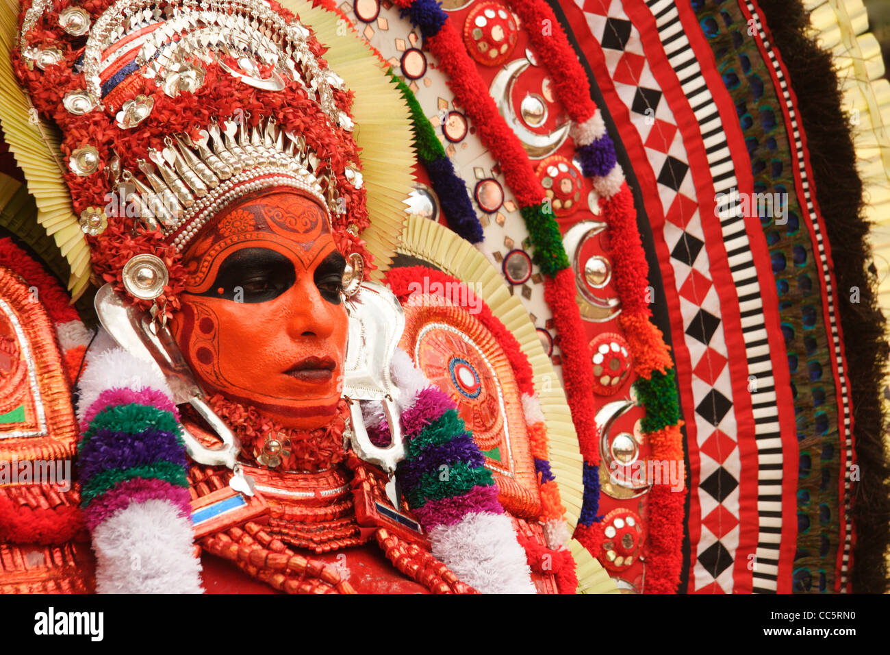 Theyyam, Closeup shot Stock Photo - Alamy