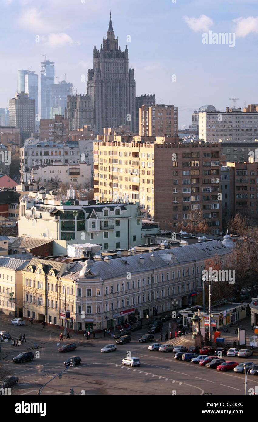 Downtown moscow view foreign ministry hi-res stock photography and ...