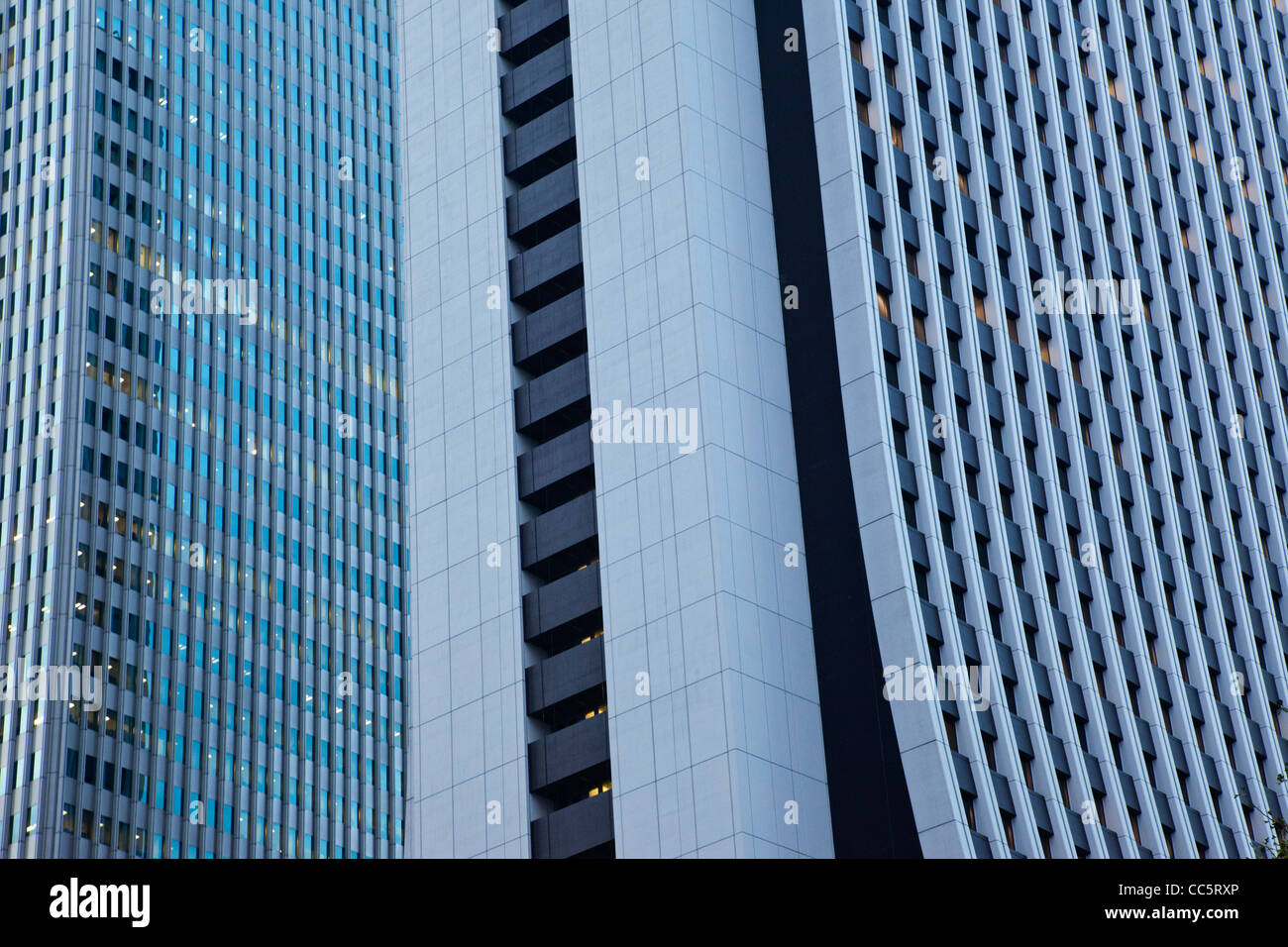 Japan, Tokyo, Shinjuku, Skyscraper Detail Stock Photo - Alamy
